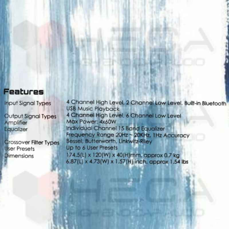 Jual Nakamichi Ndsk-4165au Dsp 6ch Built In Power Amplifier 4ch Ndsk4165au Digital Signal ...