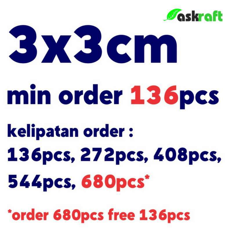Jual Askraft Cetak Stiker Logo Label Makanan & Kemasan Botol Minuman Di ...