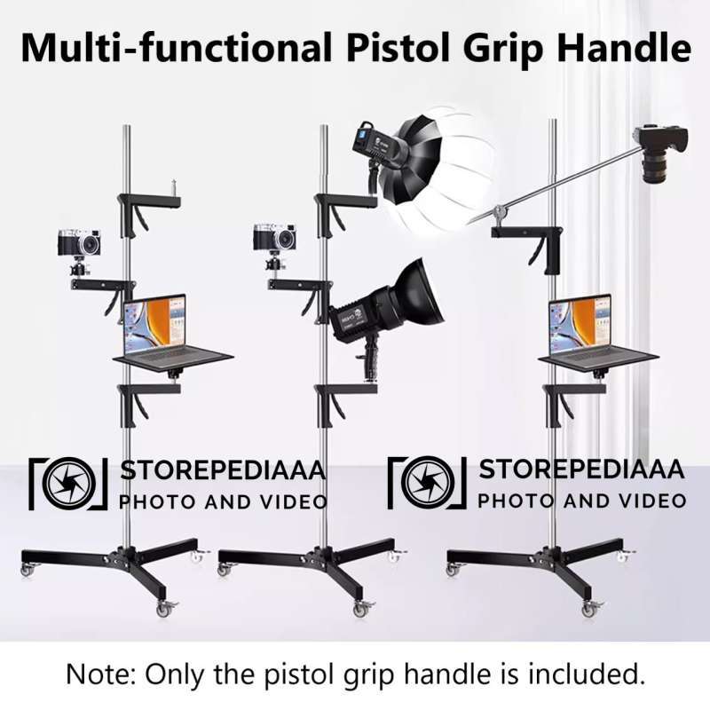 Jual Godox Pistol Grip Sliding Handle With Spigot For 240fs Wheeled ...