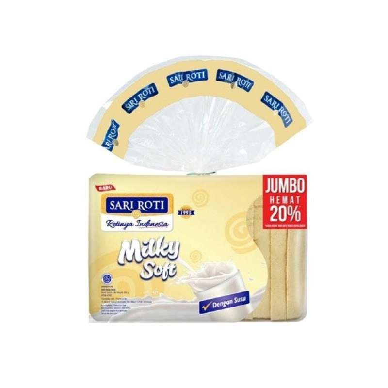 Jual Sari Roti Tawar Jumbo Milky Soft Di Seller Hypermart Panakukang ...