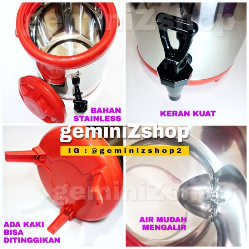 Promo Milk Tea Bucket / Water Jug / Termos Besar Terbaik Diskon 18% Di ...