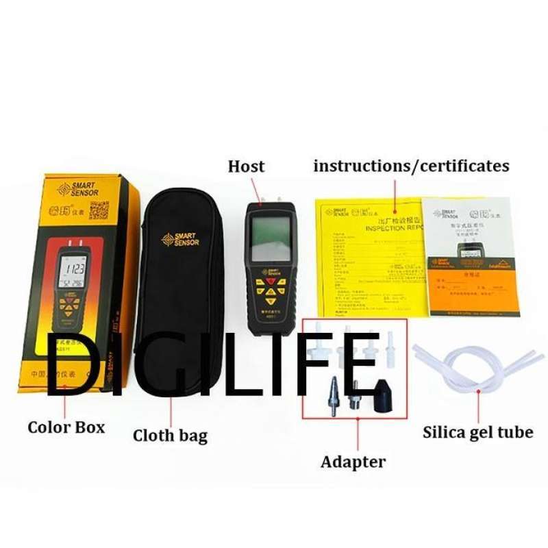 Jual Manometer Pressure Gauge Smart Sensor As511 Air Differential As-511 Di Seller Bosstech Mart ...