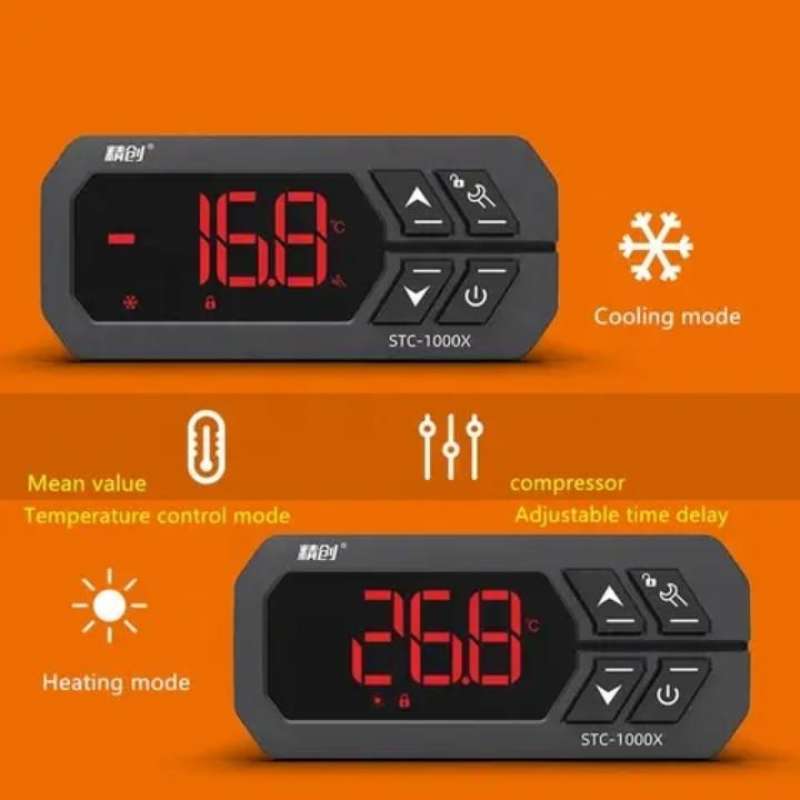 Jual Temperature Controller Stc-1000x Elitech Original Thermostat ...