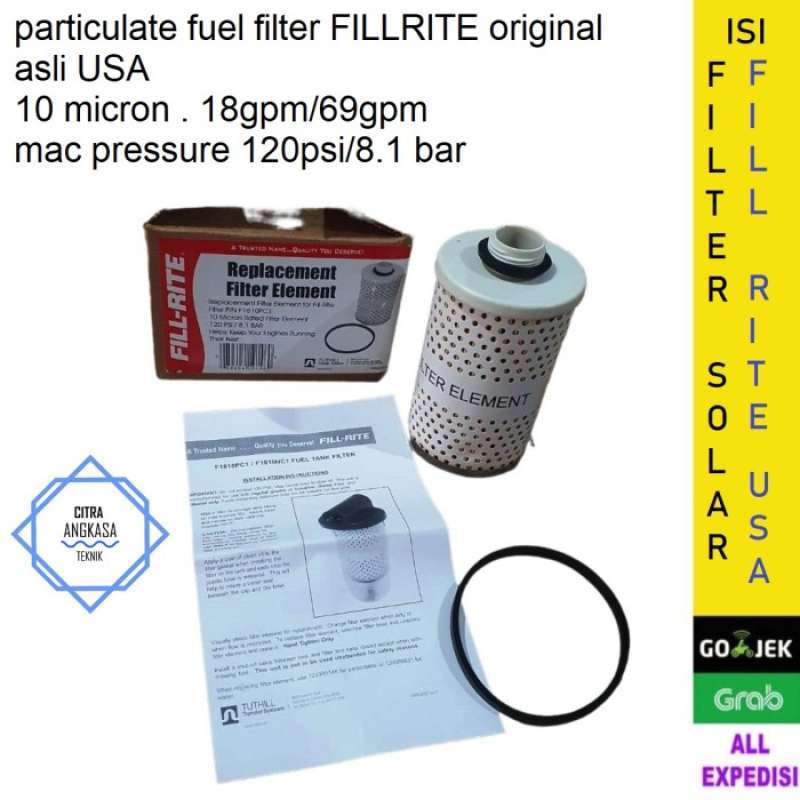 Promo Isi Filter Solar Refill Particulate Fuel Filter/f1810pci Usa Fill ...