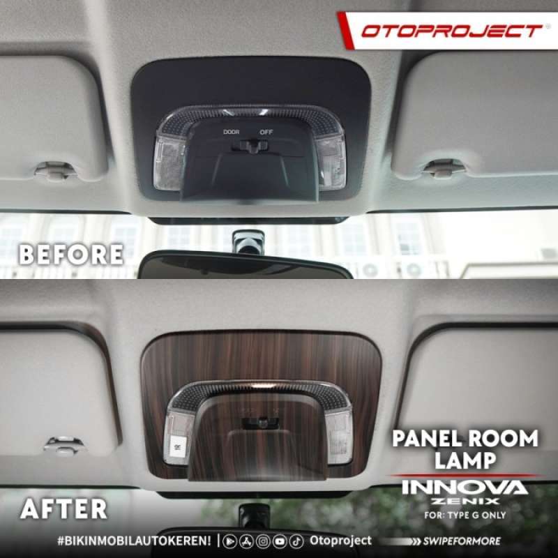 Promo Panel Room Lamp Cover All New Innova Zenix 2022 - 2023 Otoproject ...