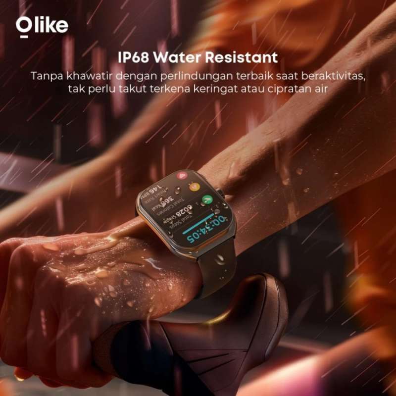 Promo Olike Lumi R1 Smartwatch 2.01 Curved Hd Display Bluetooth Call ...