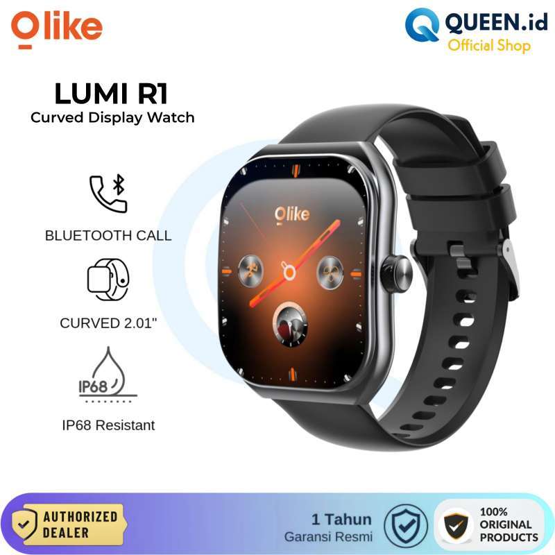 Promo Olike Lumi R1 Smartwatch 2.01 Curved Hd Display Bluetooth Call ...
