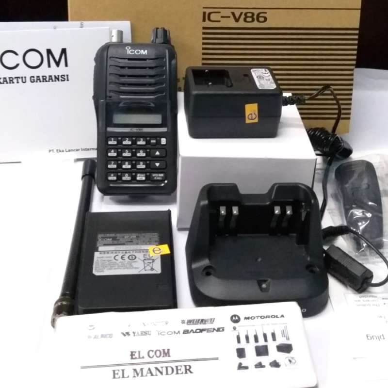Promo Ht Icom Ic V86 Vhf - Ht Icom Ic-v86 Resmi Diskon 50% Di Seller ...