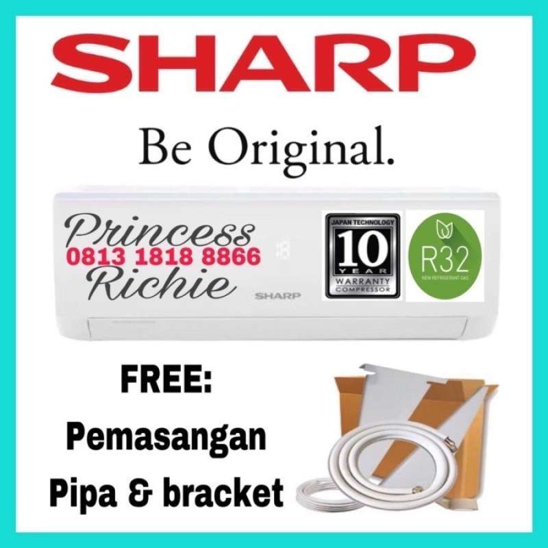 Promo Ac Sharp 1/2pk Ah-a5ucy 350w Free Pemasangan Dan Pipa 5 Meter ...