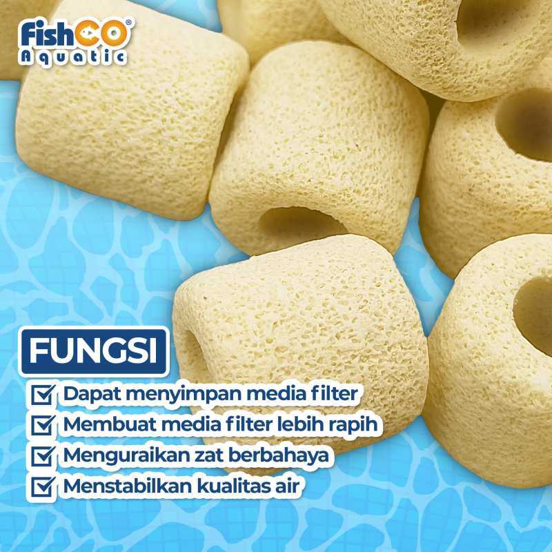 Promo Fishco Rumah Bakteri Media Filter Small Nano Porous Fiber ...