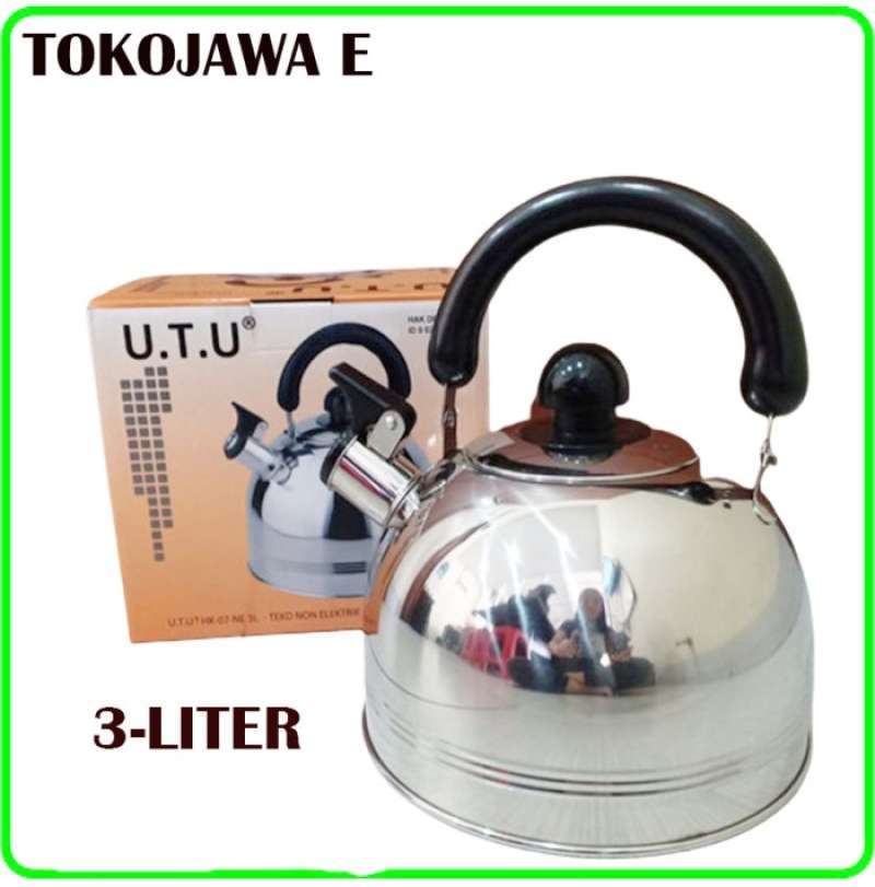Promo Utu 3 Liter/teko Bunyi/ceret Bunyi/kattle Bunyi Kapasitas 3 Liter Terbaik Diskon 7% Di ...