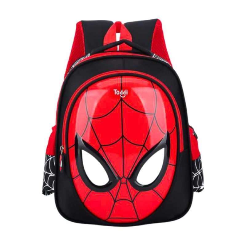 Jual Tas Ransel Sekolah Anak Tk Paud Backpack Model Spiderman - 1801 - Biru Muda Di Seller ...
