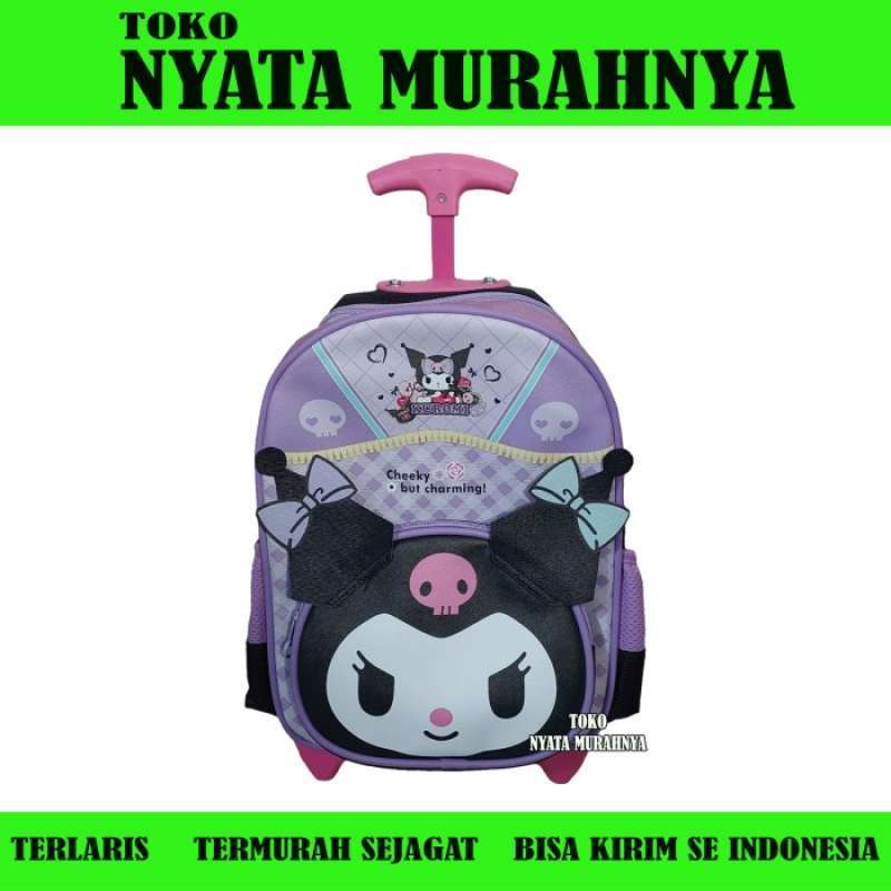 Jual Tas Troli Dorong Anak Sekolah Uk. Paud Tk Motif Kuromi Di Seller Retail Indo Global ...