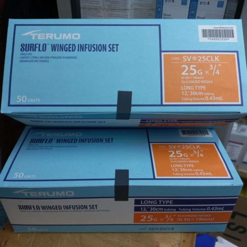 Promo Wing Needle 25g Terumo / Surflo Winged Infusion Set Terumo 25g Diskon 23% Di Seller Devide ...