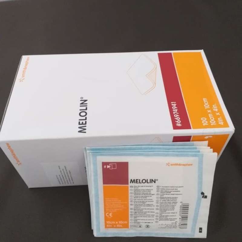 Promo Melolin 10x10 Cm Plester Melolin Steril 10cm X 10cm Isi 100 Pcs ...