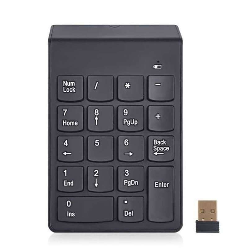 Promo Keyboard Numeric Keypad Mini Numpad Numlock 18 Keys 2.4g Diskon ...