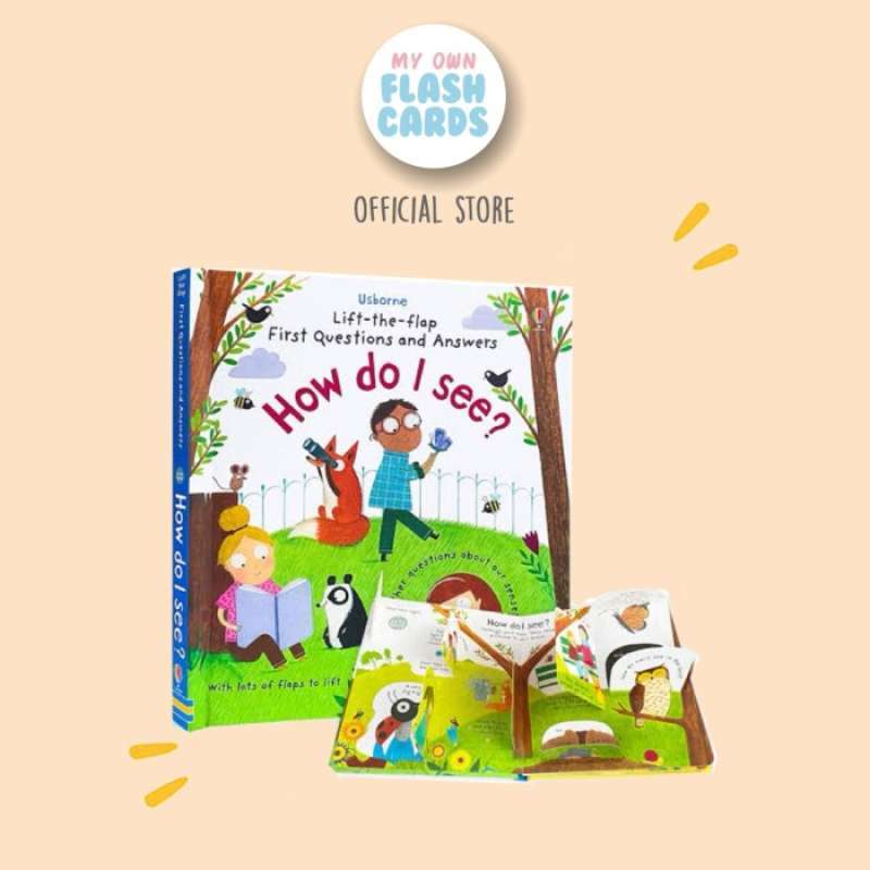 Promo Usborne How Do I See ? Children Education Board Book Buku Edukasi ...