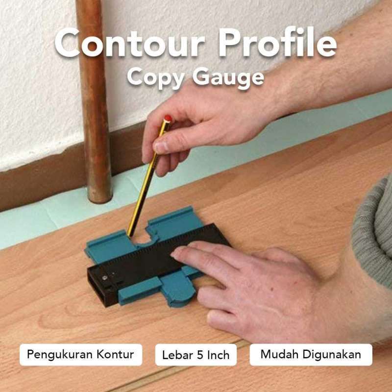 Jual Contour Profile Copy Gauge Wood Marking 5inch J486 Palu Batu Obeng ...
