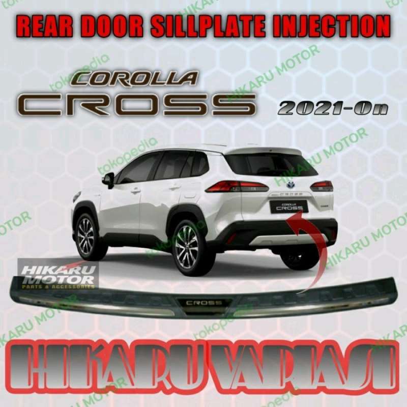 Promo Sillplate Belakang Corolla Cross Sill Plate Pintu Bagasi ...