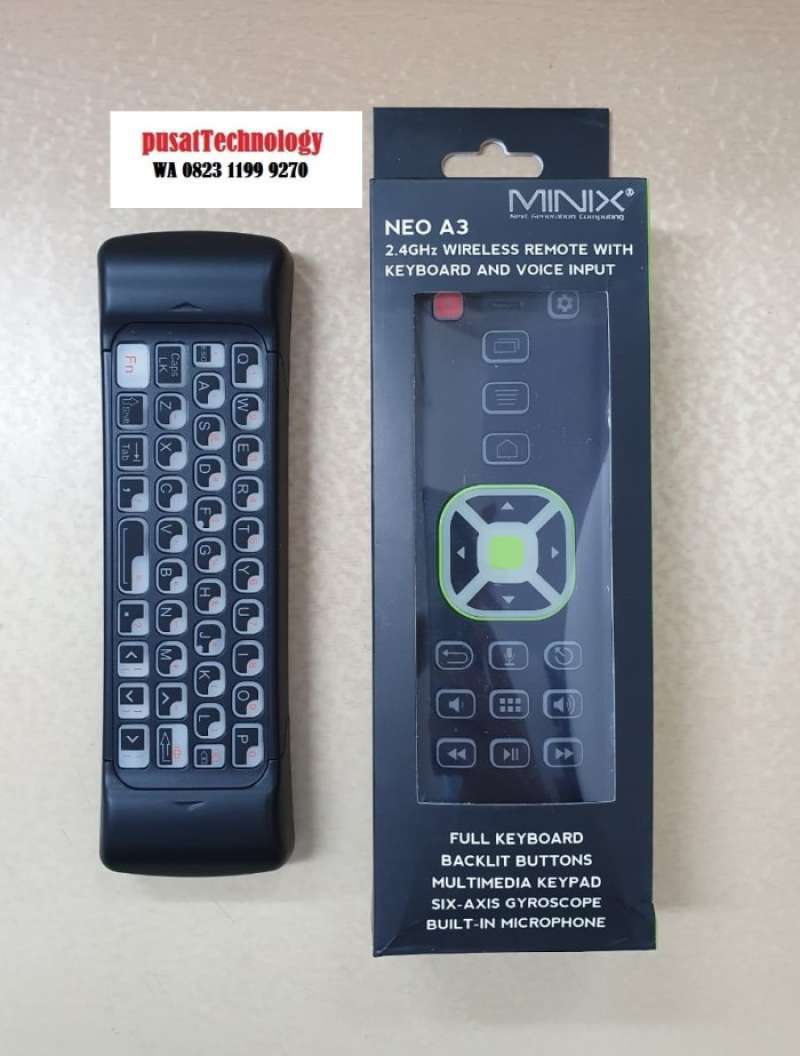 Promo Minix Neo A3 Wireless Remote With Keyboard & Voice Input Diskon ...