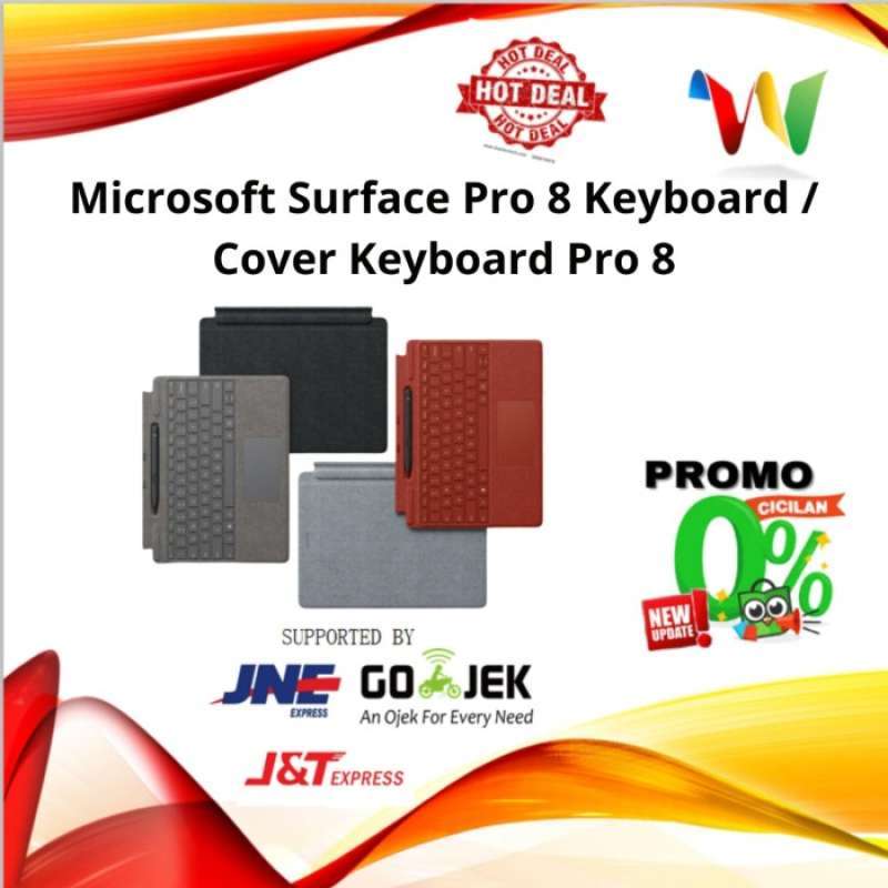 Promo Microsoft Surface Pro 8 Keyboard / Cover Keyboard Pro 8 - With ...