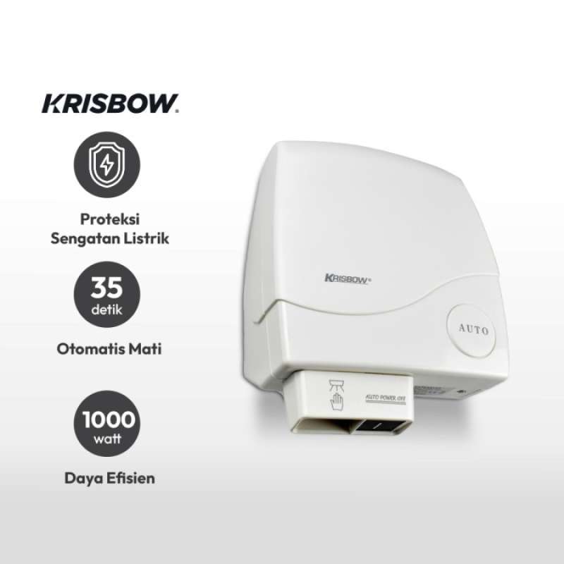 Promo Automatic Hand Dryer 1000 Watt 220 Volt Krisbow Kw2001243 Diskon ...