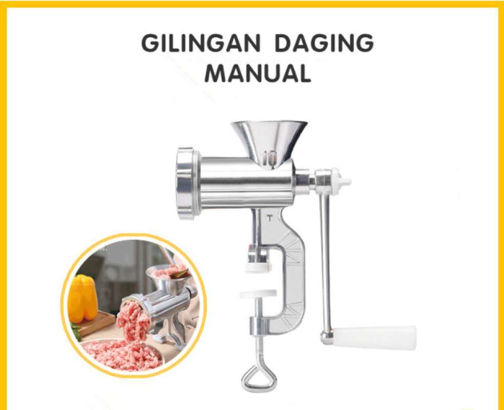 Promo Multifungsi Penggiling Gilingan Daging / Meat Mincer Manual Besi ...