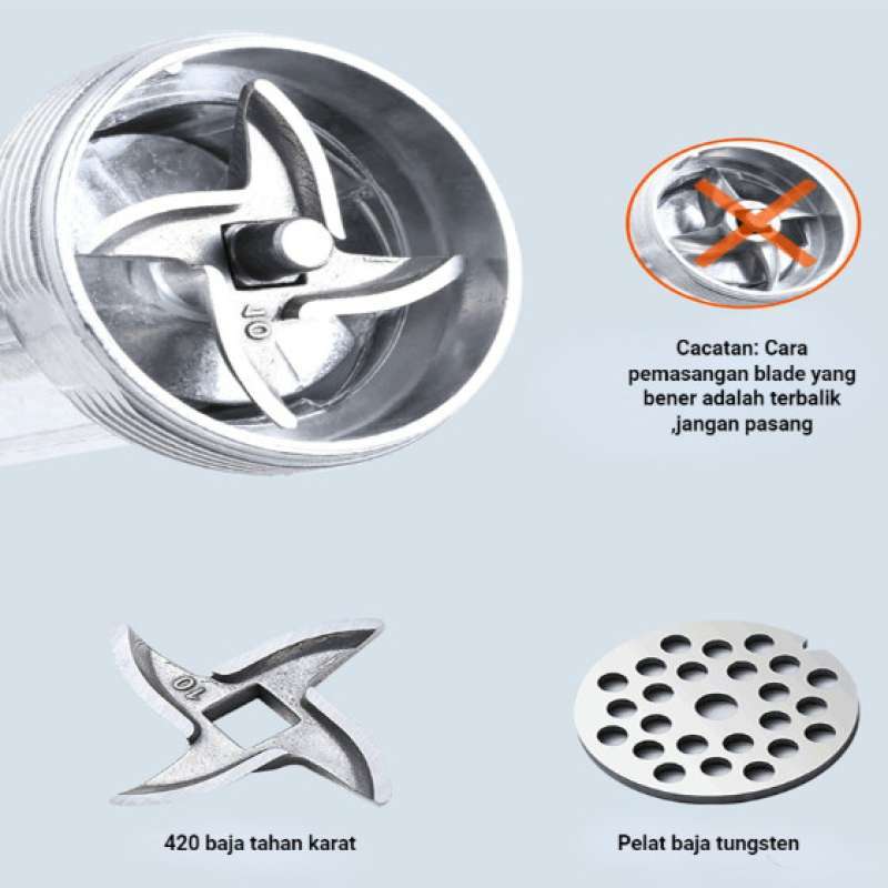 Promo Multifungsi Penggiling Gilingan Daging / Meat Mincer Manual Besi ...