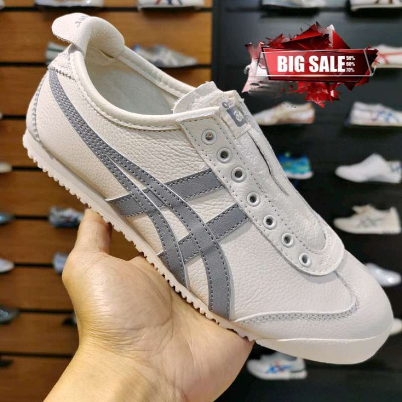 Jual Onitsuka Tiger Original Slip On Mexico 66 White Leather Unisex - 38 Di Seller Onitsuka ...