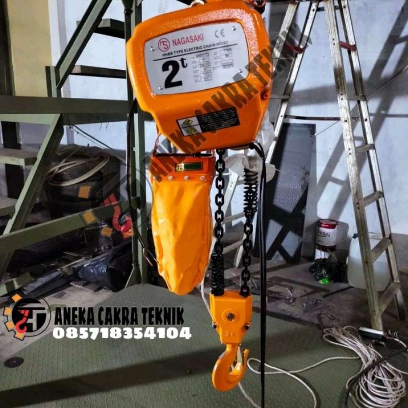 Promo Electric Chain Hoist 2 Ton 6 Meter 380volt Nagasaki Japan Diskon ...