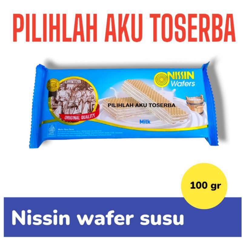 Jual Nissin Wafer Milk / Susu 100 Gr - ( Harga 1 Pcs ) Di Seller Pilihlah Aku Toserba - Pilihlah ...