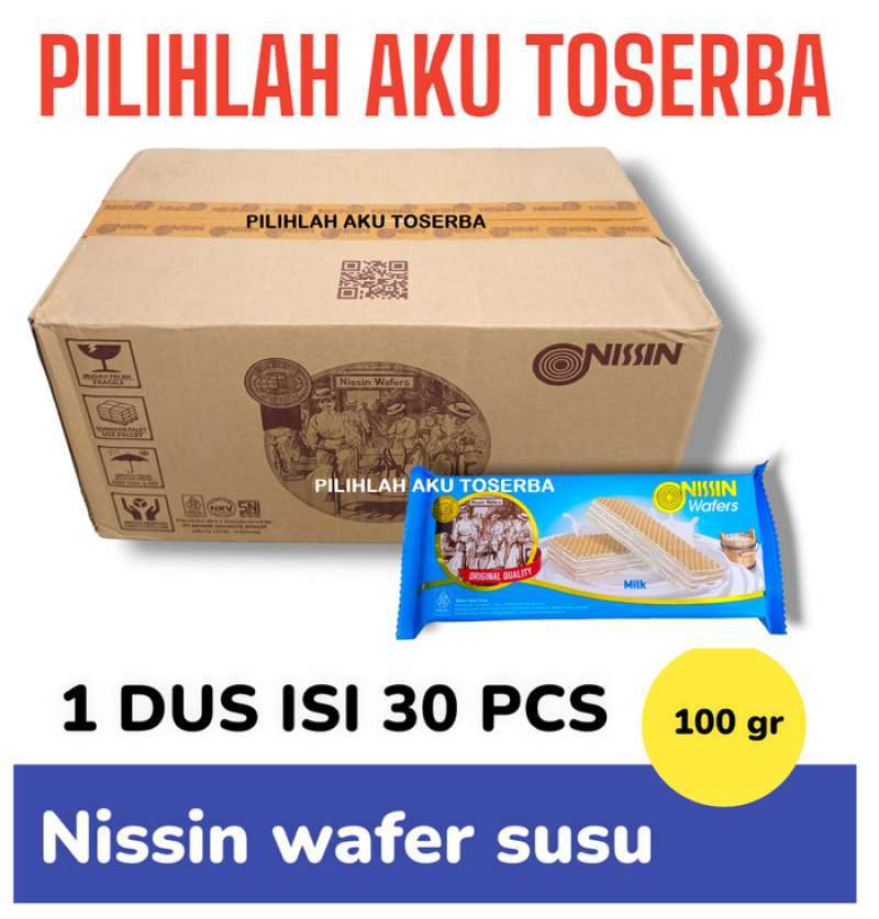 Jual Nissin Wafer Milk / Susu 100 Gr - ( Harga 1 Pcs ) Di Seller Pilihlah Aku Toserba - Pilihlah ...