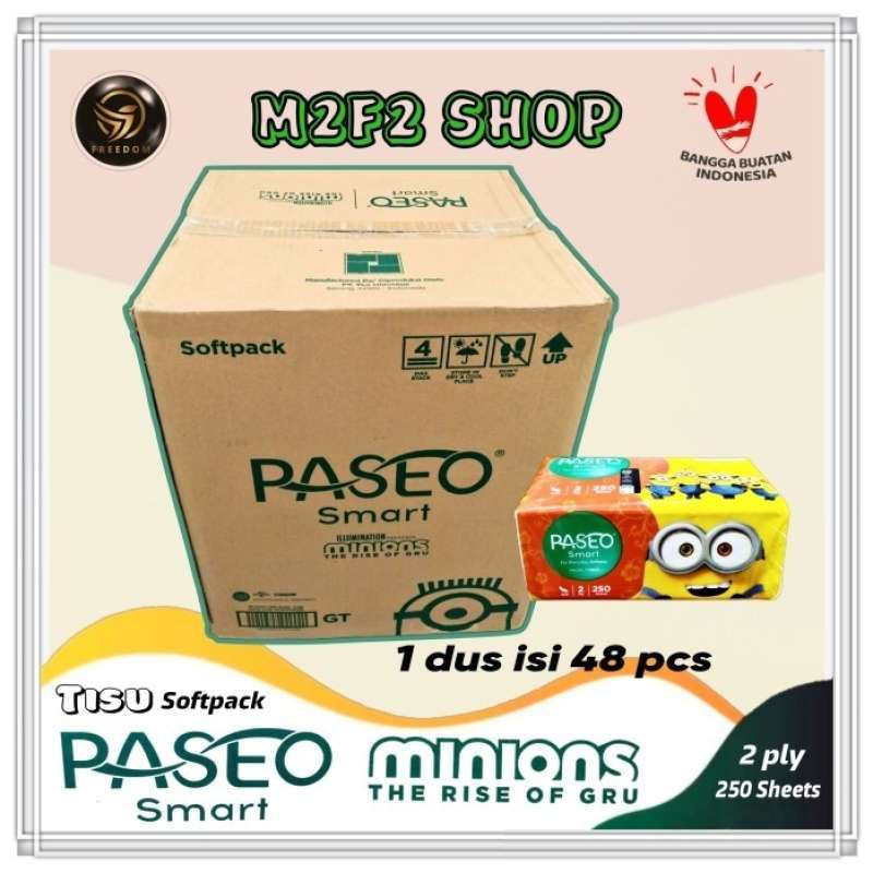 Promo Tisu Paseo Smart Facial Softpack Non Perfumed - 250 Sheets Diskon ...
