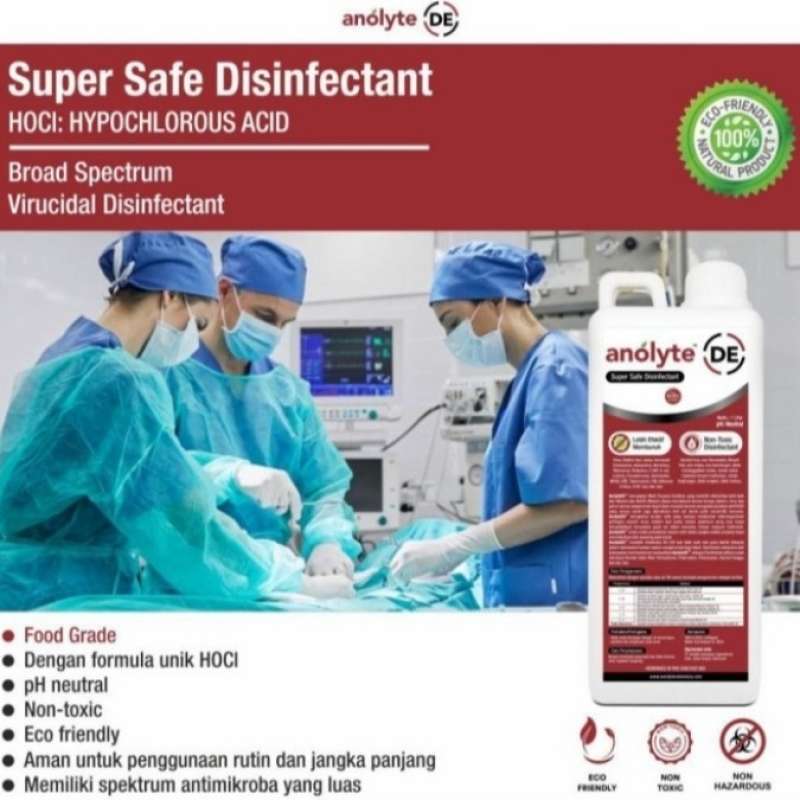 Promo Disinfektan Anolyte De 1 Liter. Desinfektan Aman Food . Halal ...