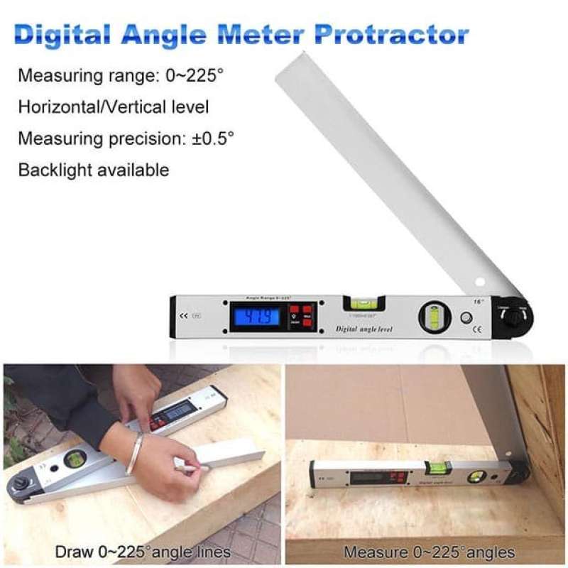 Promo Digital Angle Level Ukur Sudut Waterpass Tractor Inclinometer ...