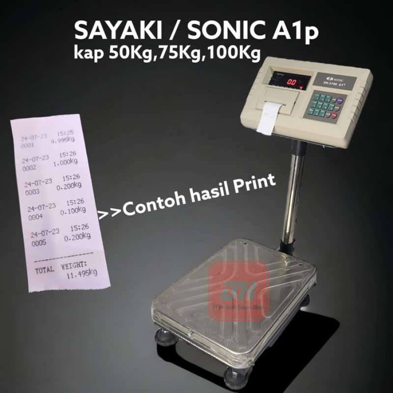 Promo Timbangan Digital, Printer, Industri, Heavy Duty, A1p Kap 100kg ...