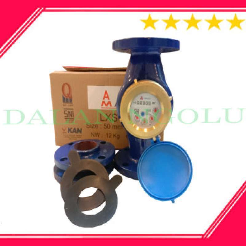 Promo Water Meter Amico 2 Inch Sni Type Lxsg-50e-jual Flow Meter Air Bersih Diskon 23% Di Seller ...