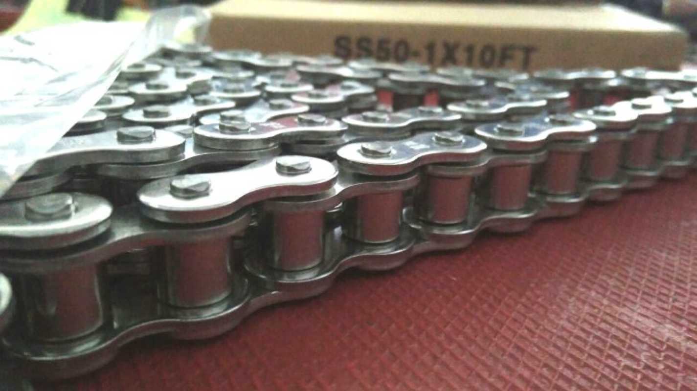 Promo Roller Chain Rs 50 Ss Stainless Steel Rs50-1 Rantai Transmisi Rs-50 Diskon 23% Di Seller ...