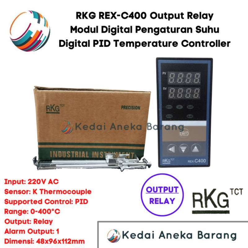 Promo Pid Rex C400 Rex-c400 Temperatur Temperature Controller Output ...