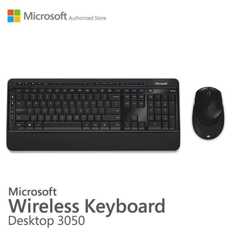 Jual Microsoft Keyboard Wireless Desktop 3050 With Mouse [pp3-00024] Di ...