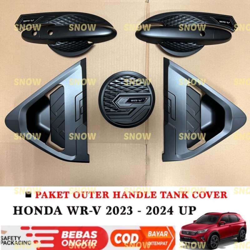 Promo Paket Outer Handle Tank Cover Wrv Wr-v 2023 2024 Platinum Hitam ...