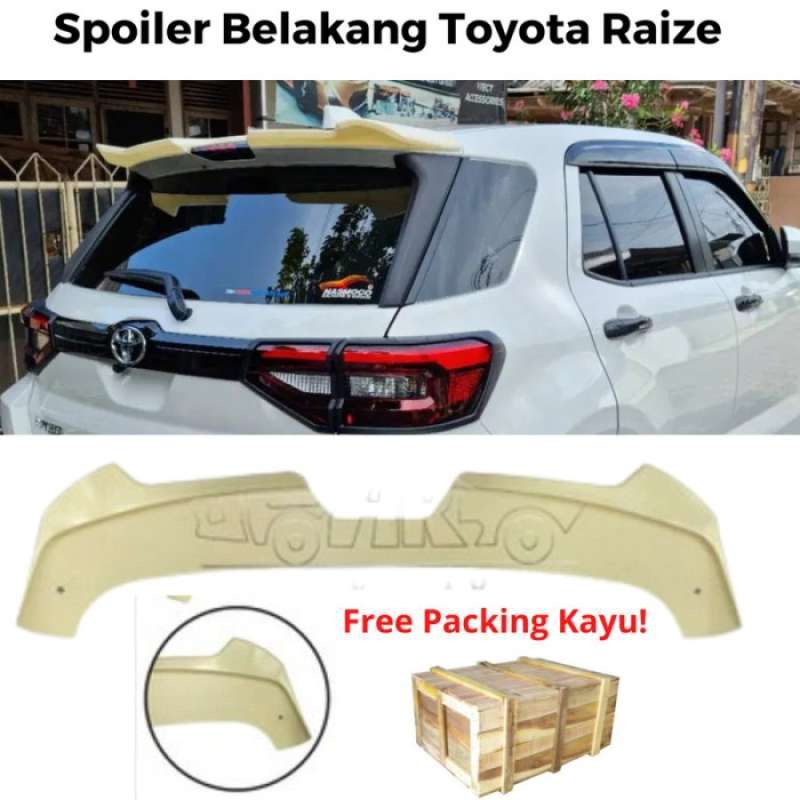 Promo Rear Spoiler Sayap Belakang Toyota Raize Rocky Diskon 23% Di ...