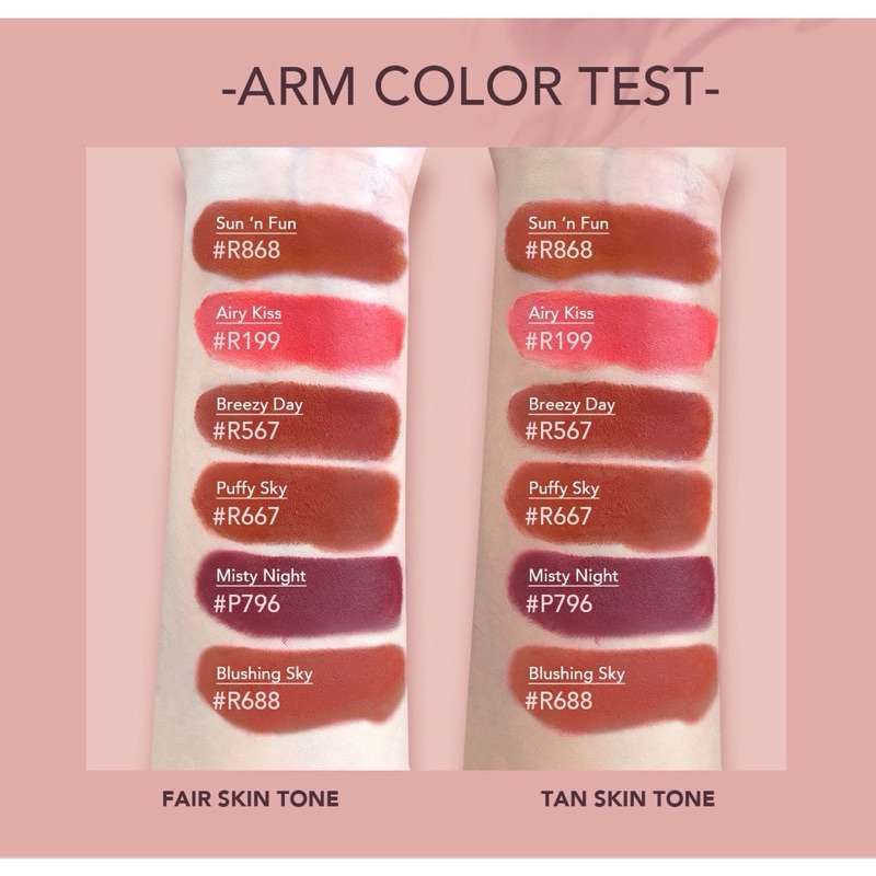 Jual You Cloud Touch Fixing Lip Tint | Soft Velvet Finish Lip Stain ...