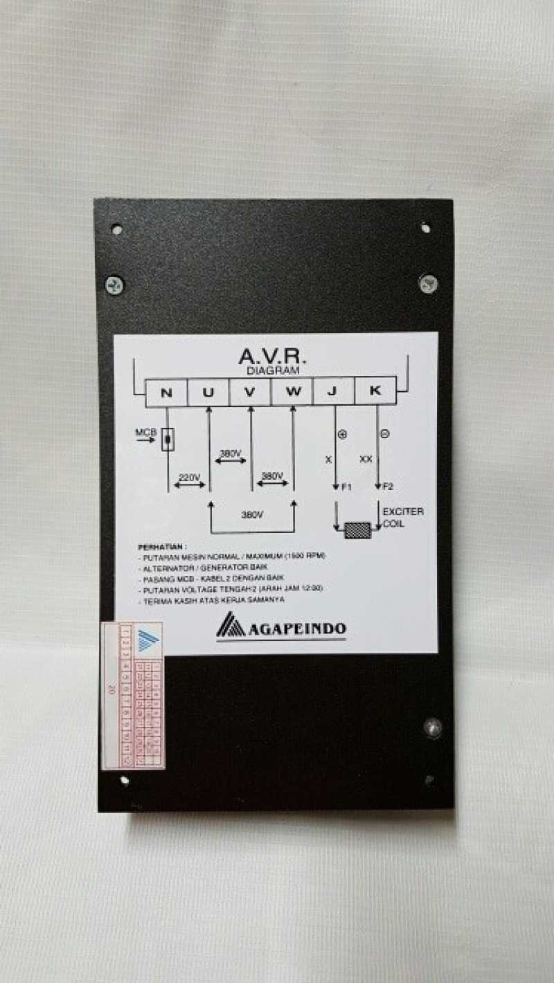 Promo Avr Genset Type E110-40a Lokal 3phase / Avr Generator Diskon 23% ...