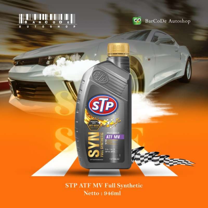 Promo Oli Mesin Mobil Stp Full Synthetictf Atf Mv Multi-vehicle 946ml Diskon 25% Di Seller ...