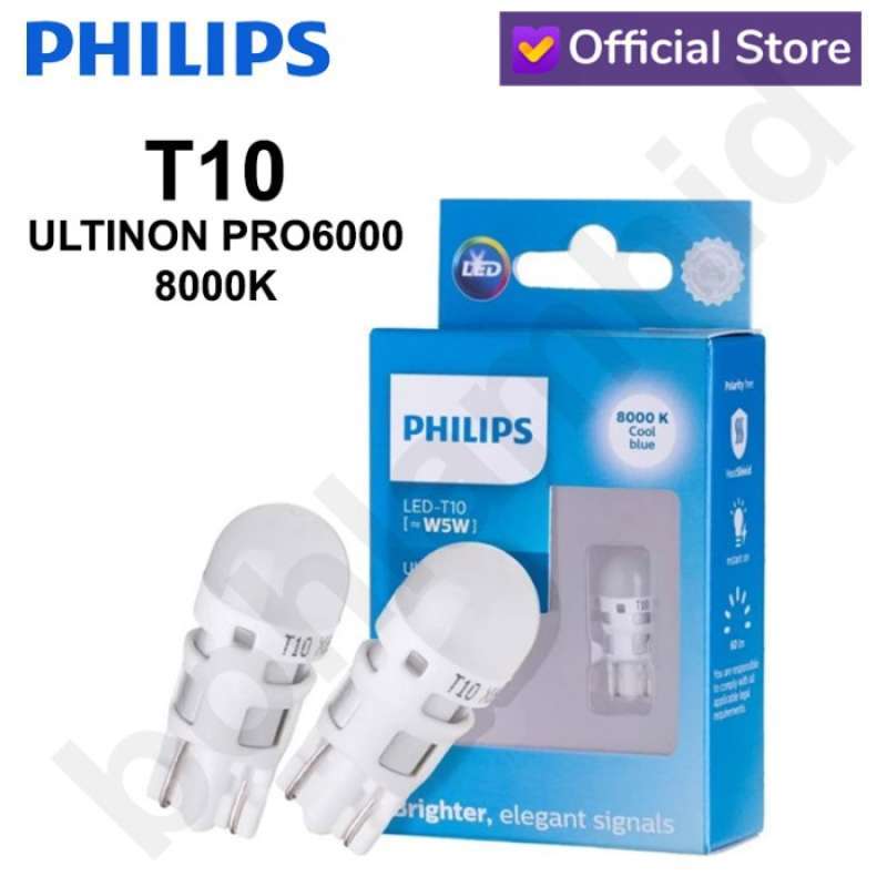 Promo Led Lampu Senja T10 6000k Ultinon Pro6000 W5w Led Kabin Putih ...