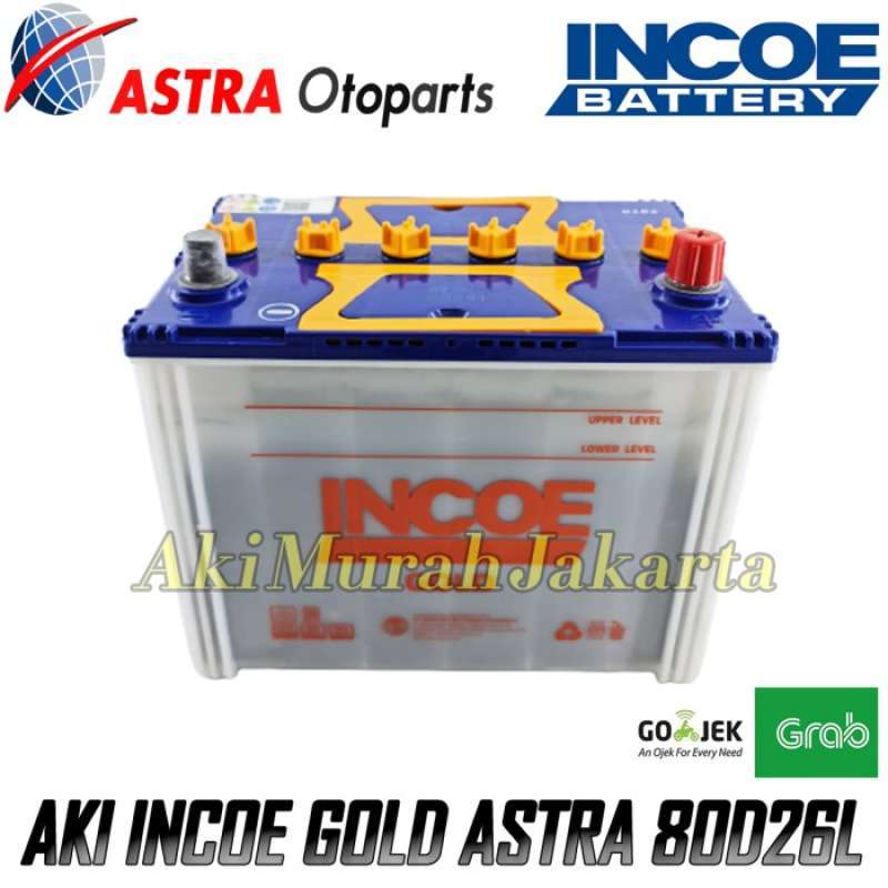 Promo Aki Mobil Innova Diesel 80d26l Incoe Gold Astra 12v / 70ah Diskon ...
