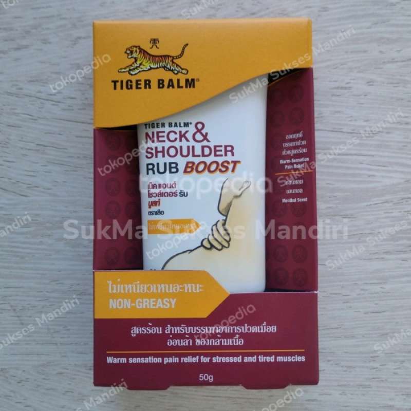 Promo Tiger Balm Neck & Shoulder Rub Boost / Balsem Macan / Balsem ...