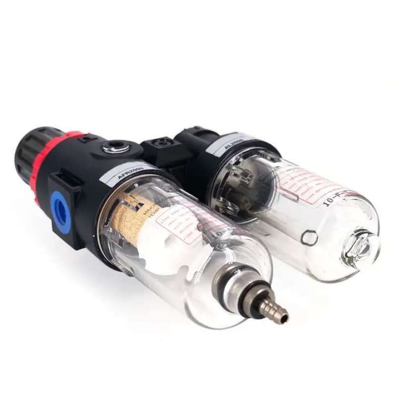 Jual Regulator Saringan Udara Kompresor 2 Tabung Afc 2000 Drat 1/4 Inci ...