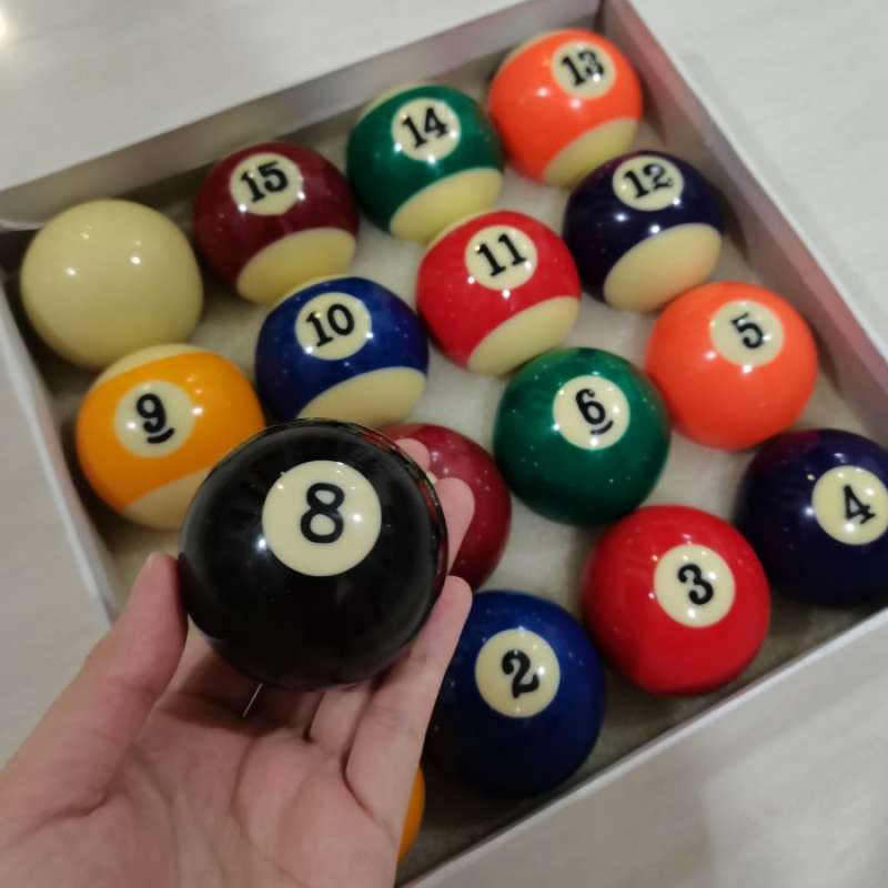 Promo Bola Billiard Pool Ball Set Ukuran 2 1/4 Diskon 33% Di Seller ...